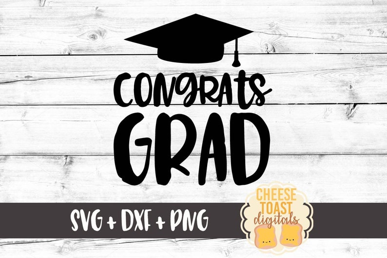 Congrats Grad Svg Grad Svg Graduation Cap Svg Graduation - Etsy