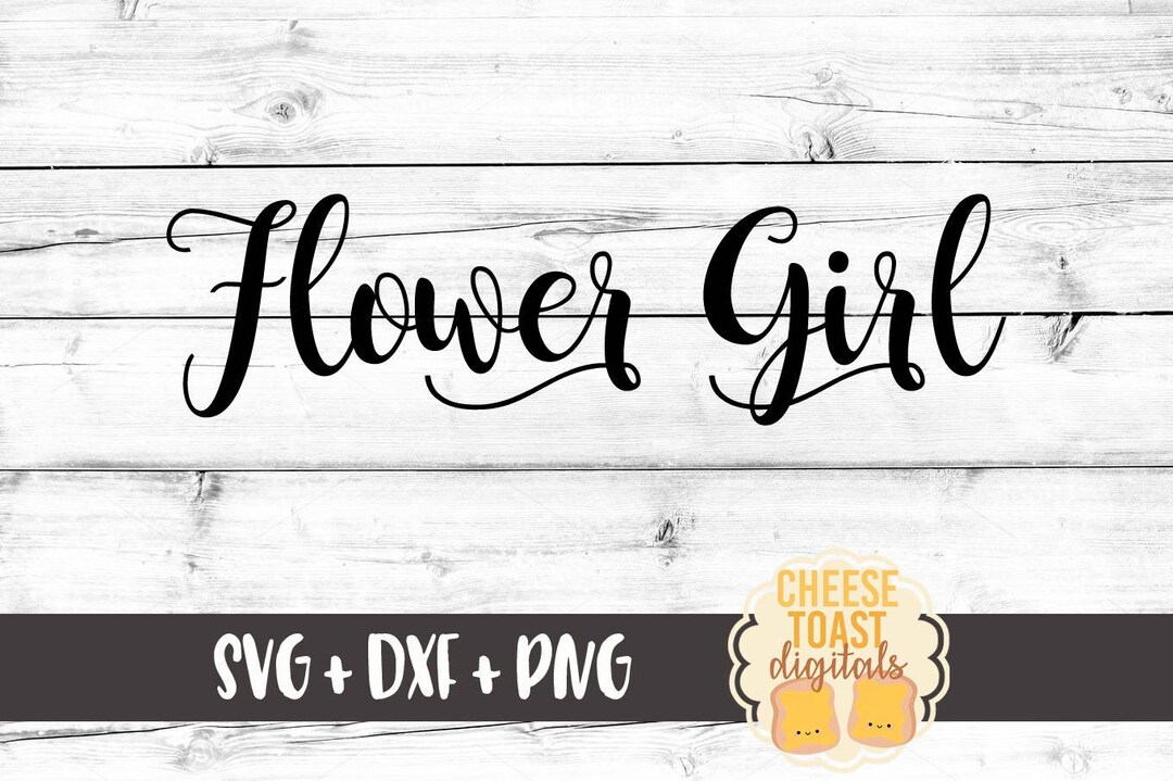 Flower Girl SVG Wedding Svg Junior Flower Girl Bride Svg - Etsy