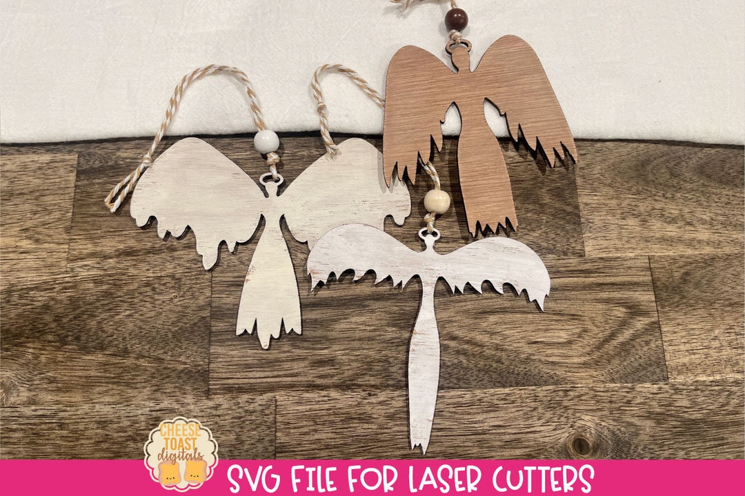 Angel Laser SVG, Angel Christmas Ornament SVG, Angel SVG, Laser Angel ...