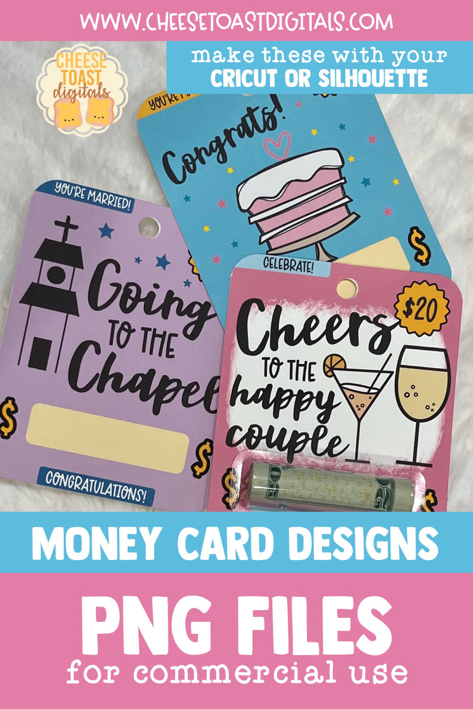 Printable Wedding Card, Money Card, Congratulations Design, Gift Card ...