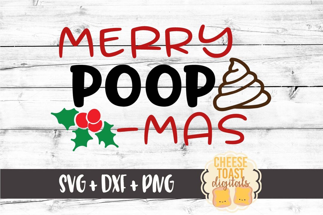 Christmas Toilet Paper Roll SVG, Merry Poop-mas Svg, Funny Christmas ...