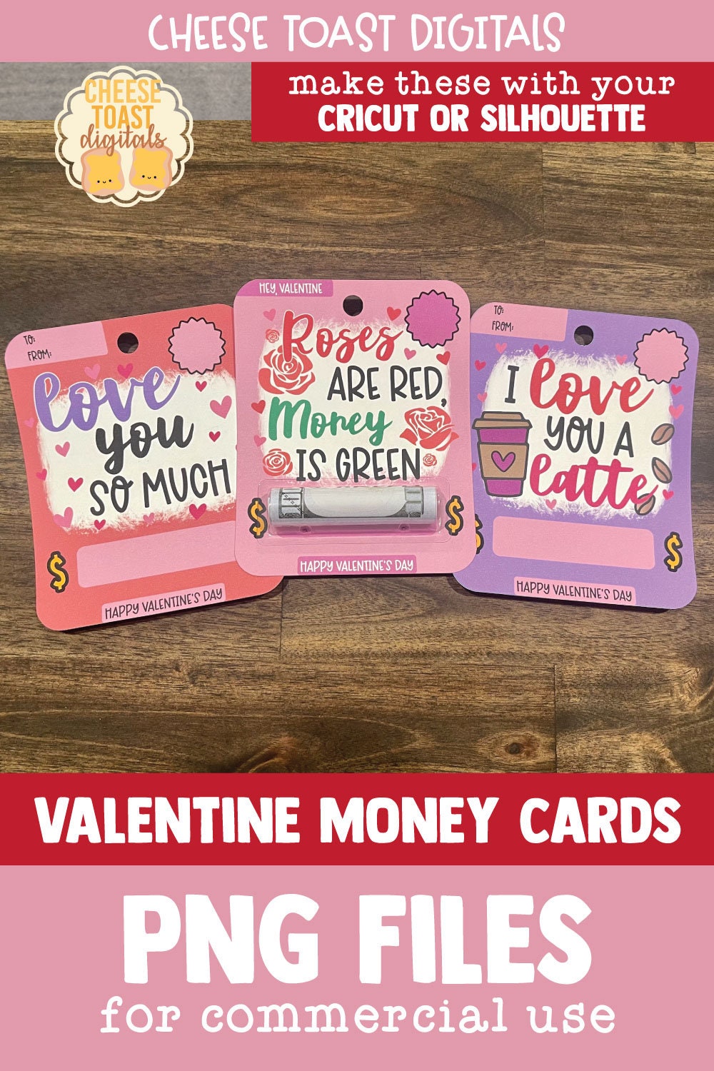 Valentine's Day Money Cards, Printable Card, Money Card, Valentine ...