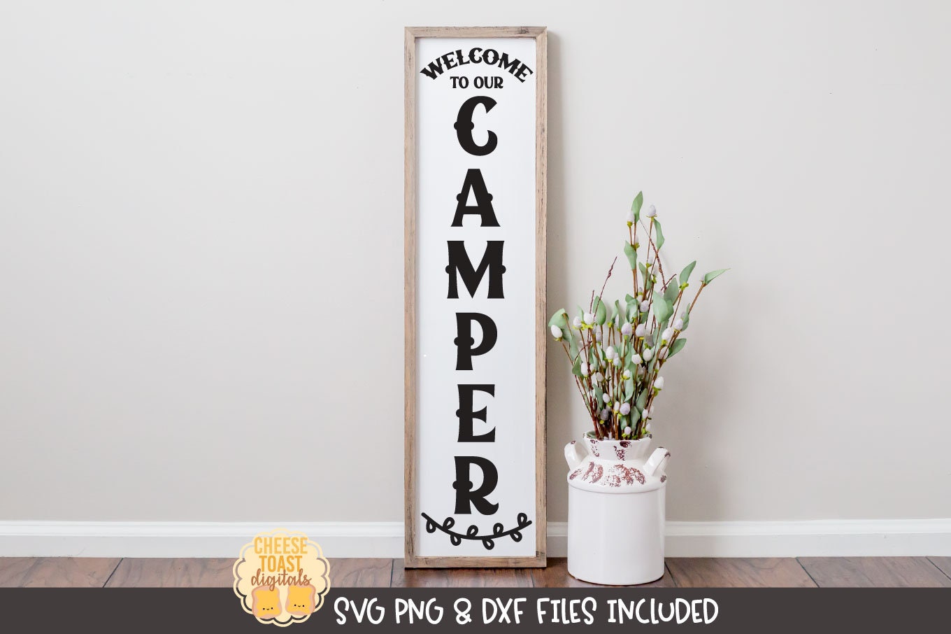 Welcome Vertical Porch Sign SVG -Farmhouse Sign png tall welcome sign ...