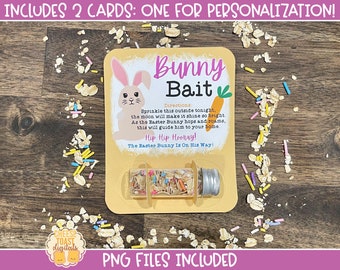 Bunny Bait Card PNG, Bunny Food Printable PNG File, Digital, Easter ...