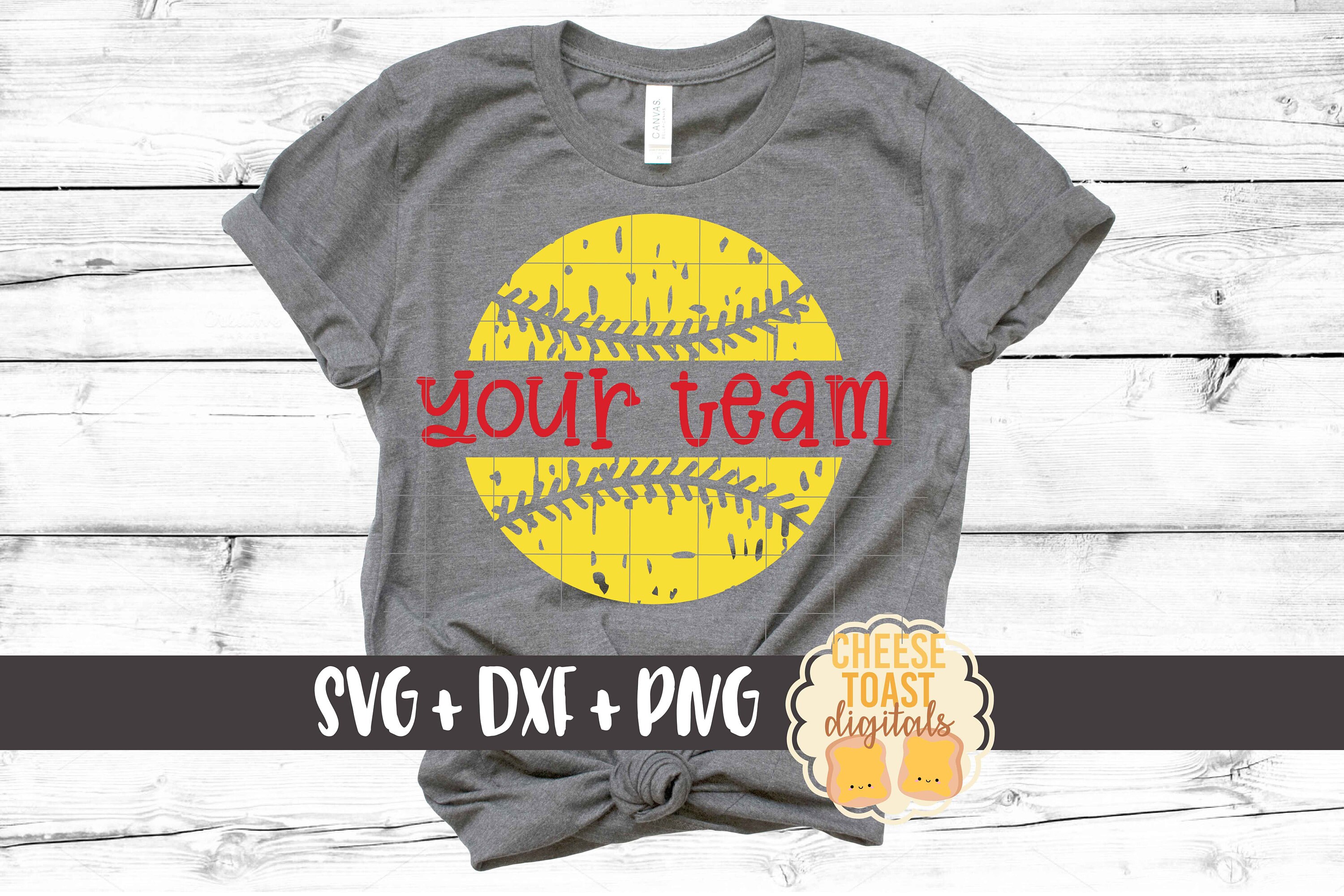 Distressed Softball Svg, Softball Team Shirt, Softball Svg, Softball ...