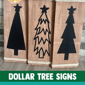 Dollar Tree Christmas Tree Signs SVG Bundle, Christmas Design ...