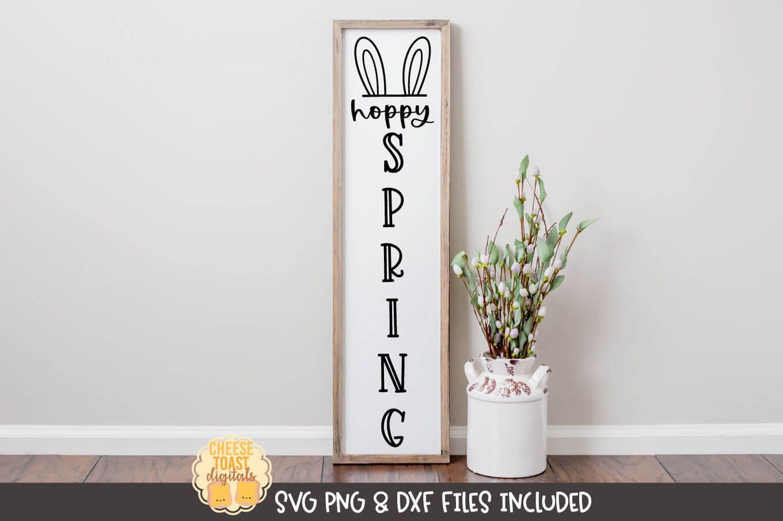 Spring Vertical Porch Sign SVG Bundle, Spring Svg, Porch Sign Svg ...