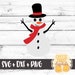 Snowman Svg Snowman Monogram Svg Christmas Monogram Svg Kid - Etsy