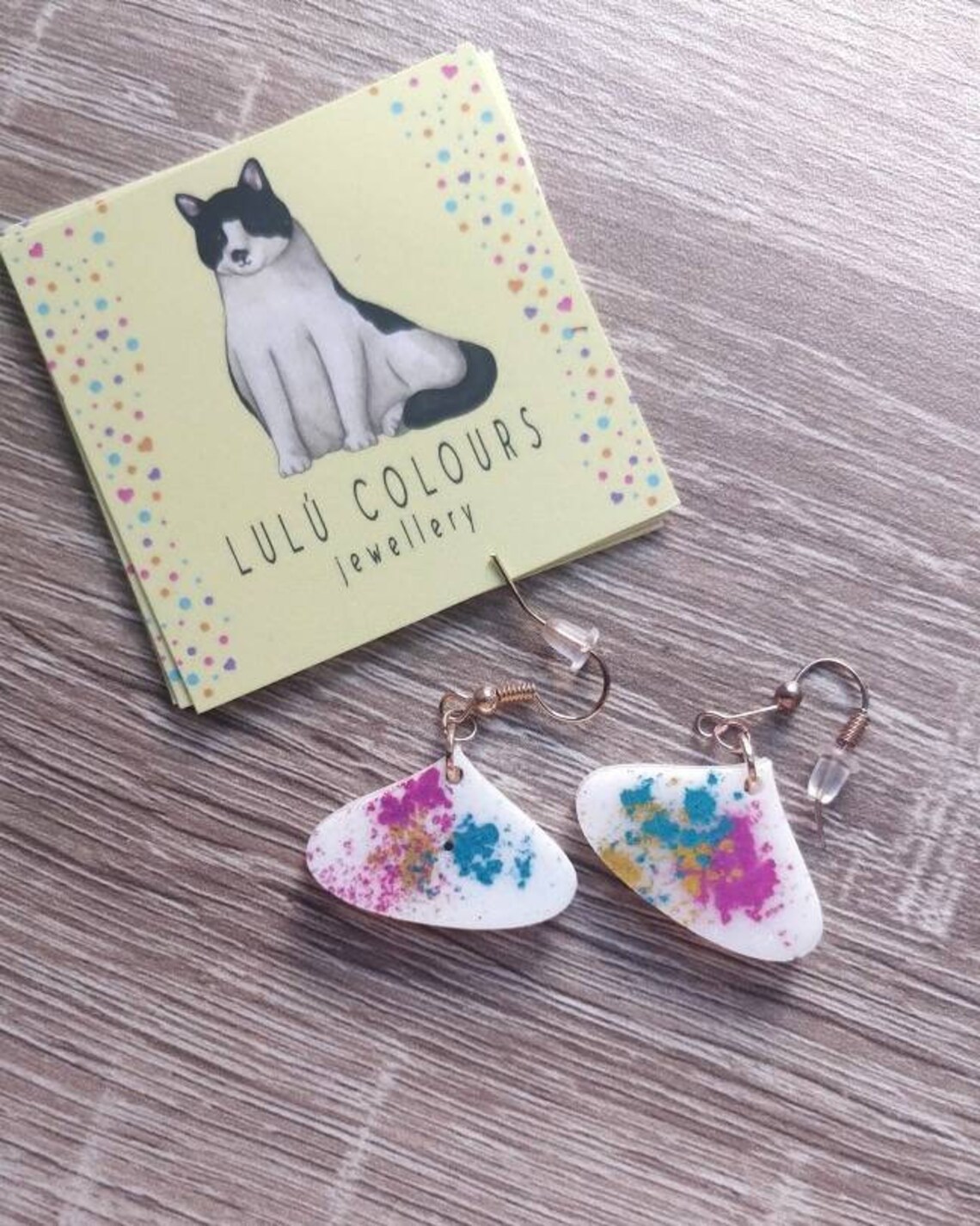 Handmade Resin Earrings Epoxy Jewellery Earrings Folding - Etsy Israel