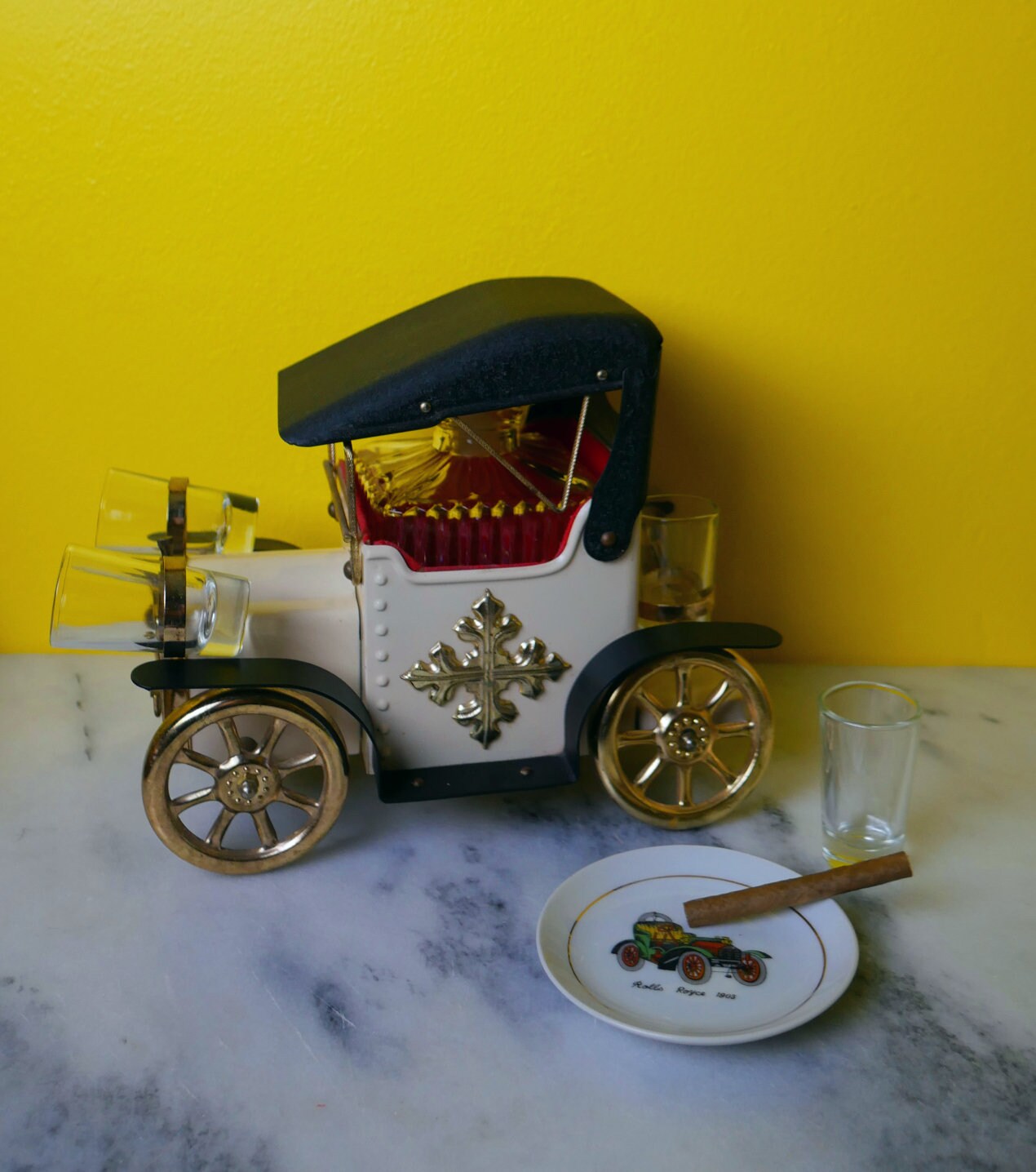 20's 6-piece Musical Automobile Decanter Shot Glass Set - Etsy