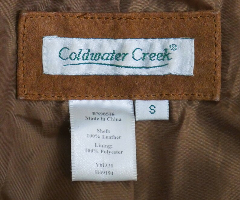 Brown Suede Leather Blazer/jacket | S | Coldwater Creek - Etsy