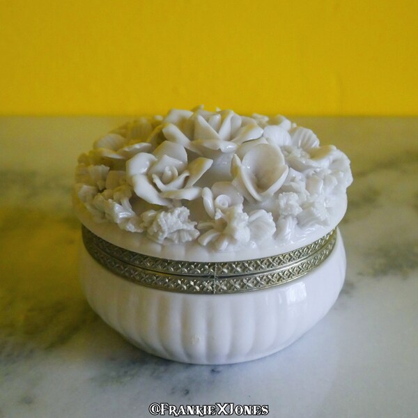 Porcelain Flower Box - Etsy