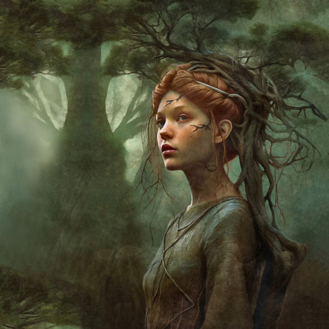 Sew Panel Jersey Forest Nymph Dimensions: Ca50x53cm - Etsy