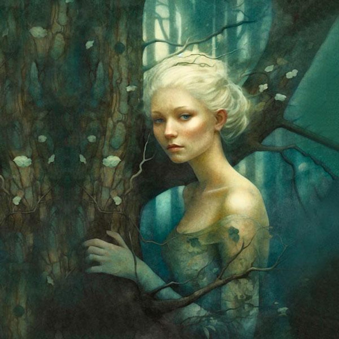 Panel Jersey Forest Nymph Dimensions: Approx. 50x53cm Sewing - Etsy