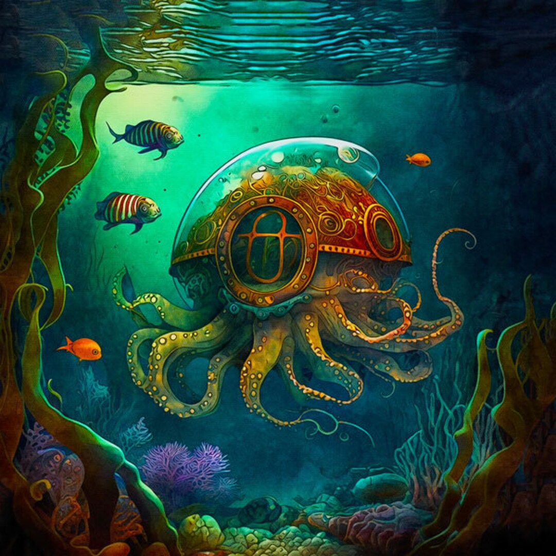 Panel Jersey Meeresgeschichten Maße:ca50x53cm nähen - Etsy.de