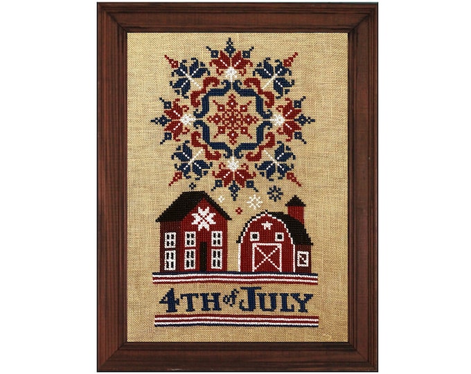 Fireworks on the Fourth Cross Stitch Pattern PDF Digital | Etsy
