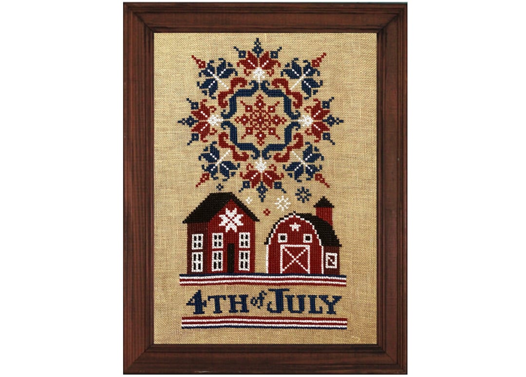 Fireworks on the Fourth - Cross Stitch Pattern - PDF Digital Download ...