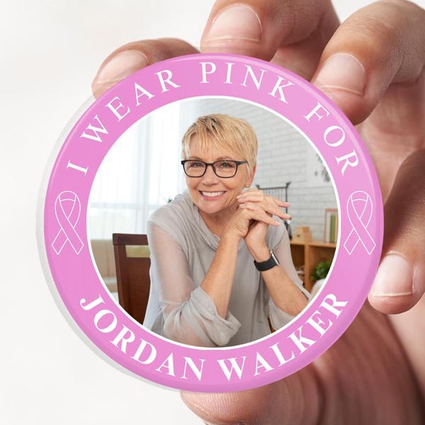 Breast Cancer Buttons 25 - Etsy