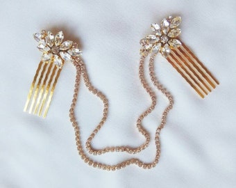 Bridal Hair Chain | Etsy
