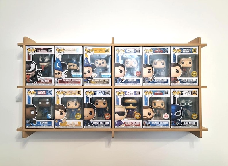 MDF Funko Pop Display Shelf: Holds 6 up to 30 Boxed Figures EASY ...