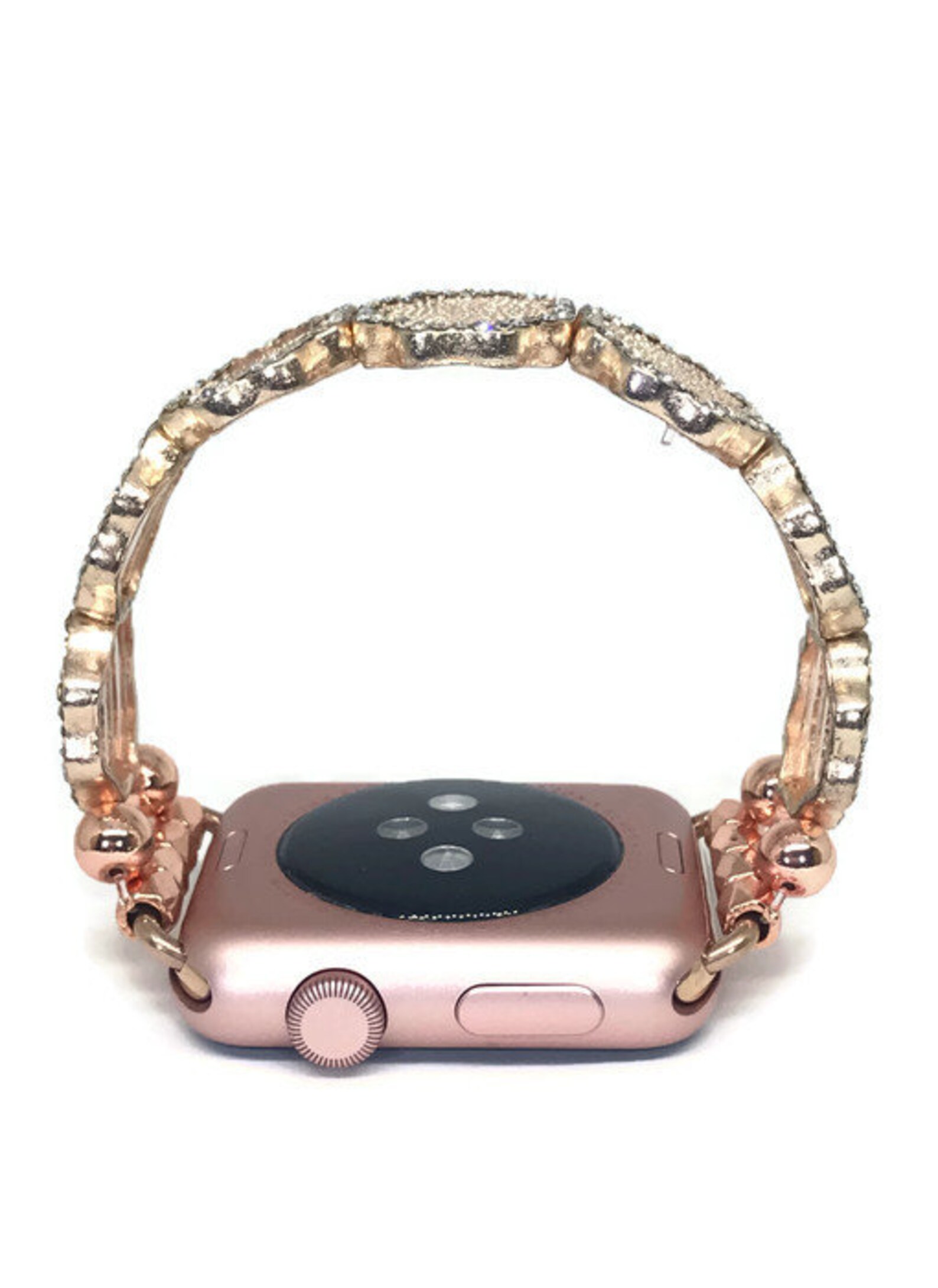 Apple Watch Band Rose Gold Crystal Sparkle Apple Watch - Etsy