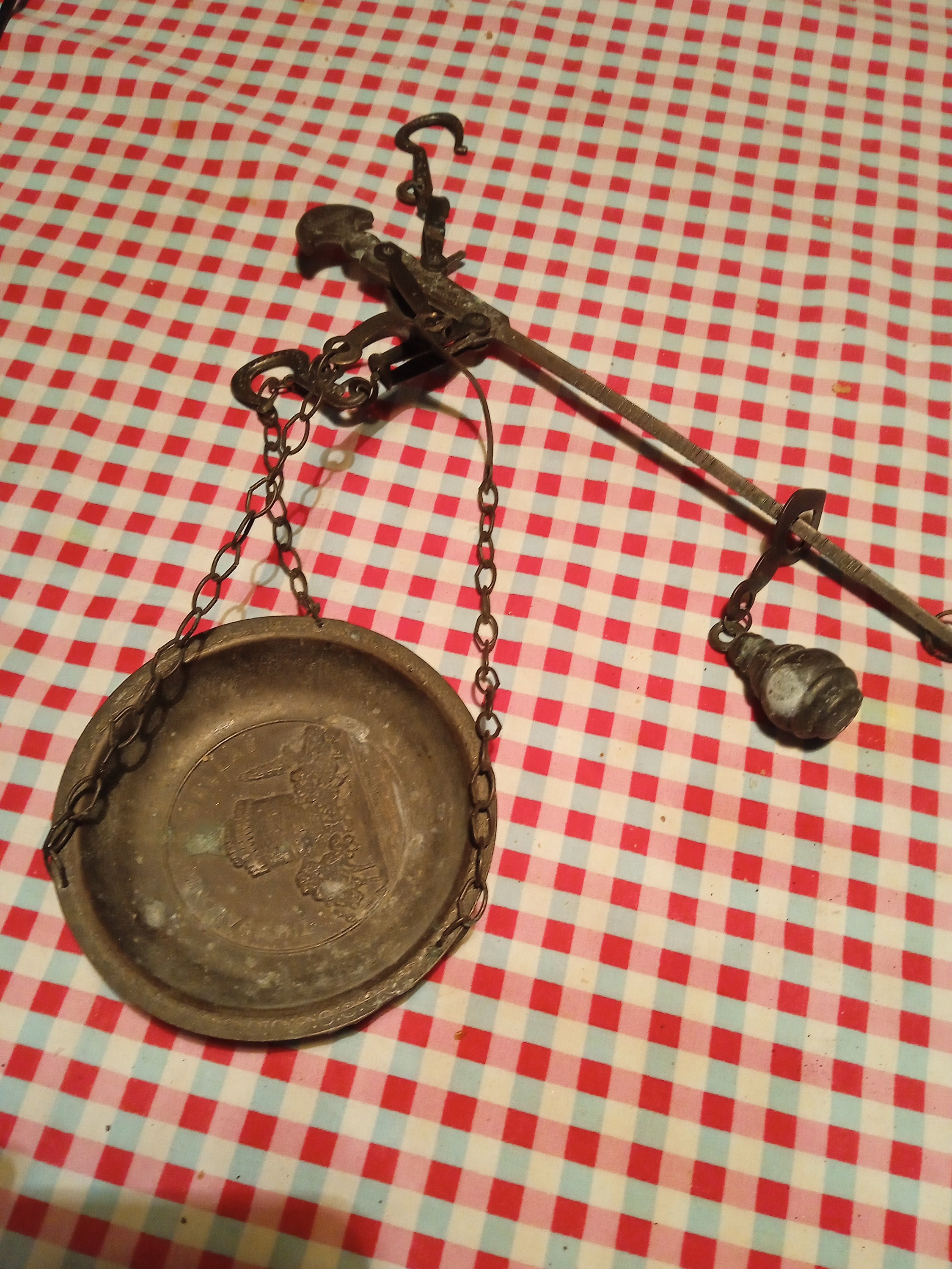 Vintage Metal Weighing Scale - Etsy