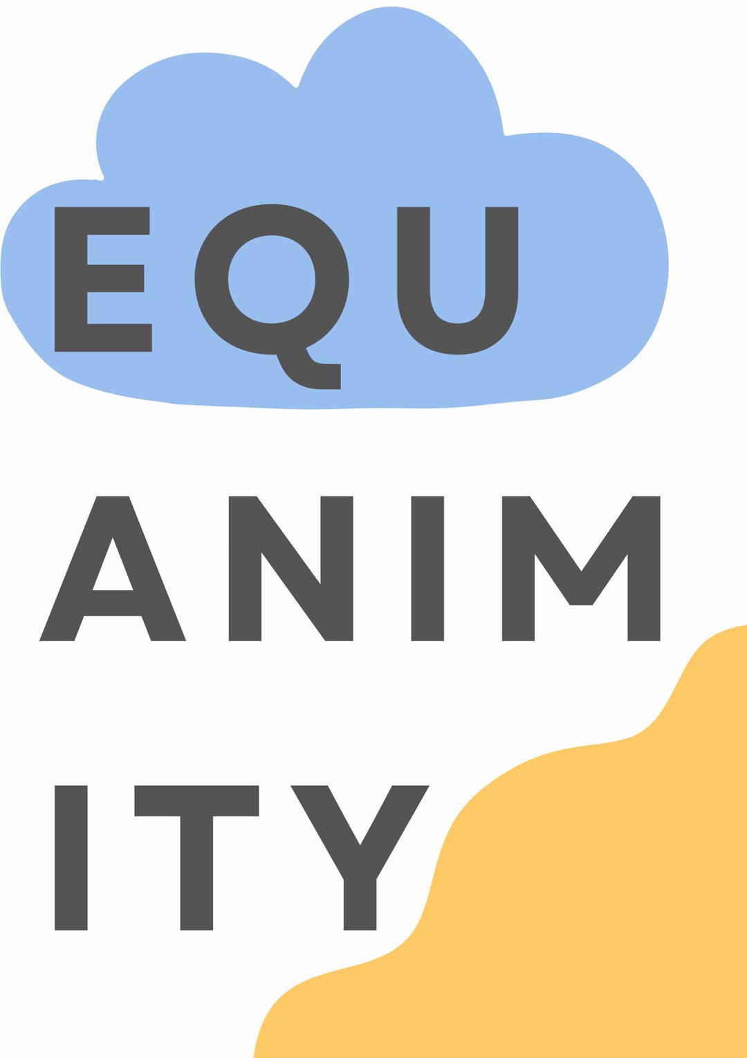 Equanimity Graphic Printable Poster - Etsy
