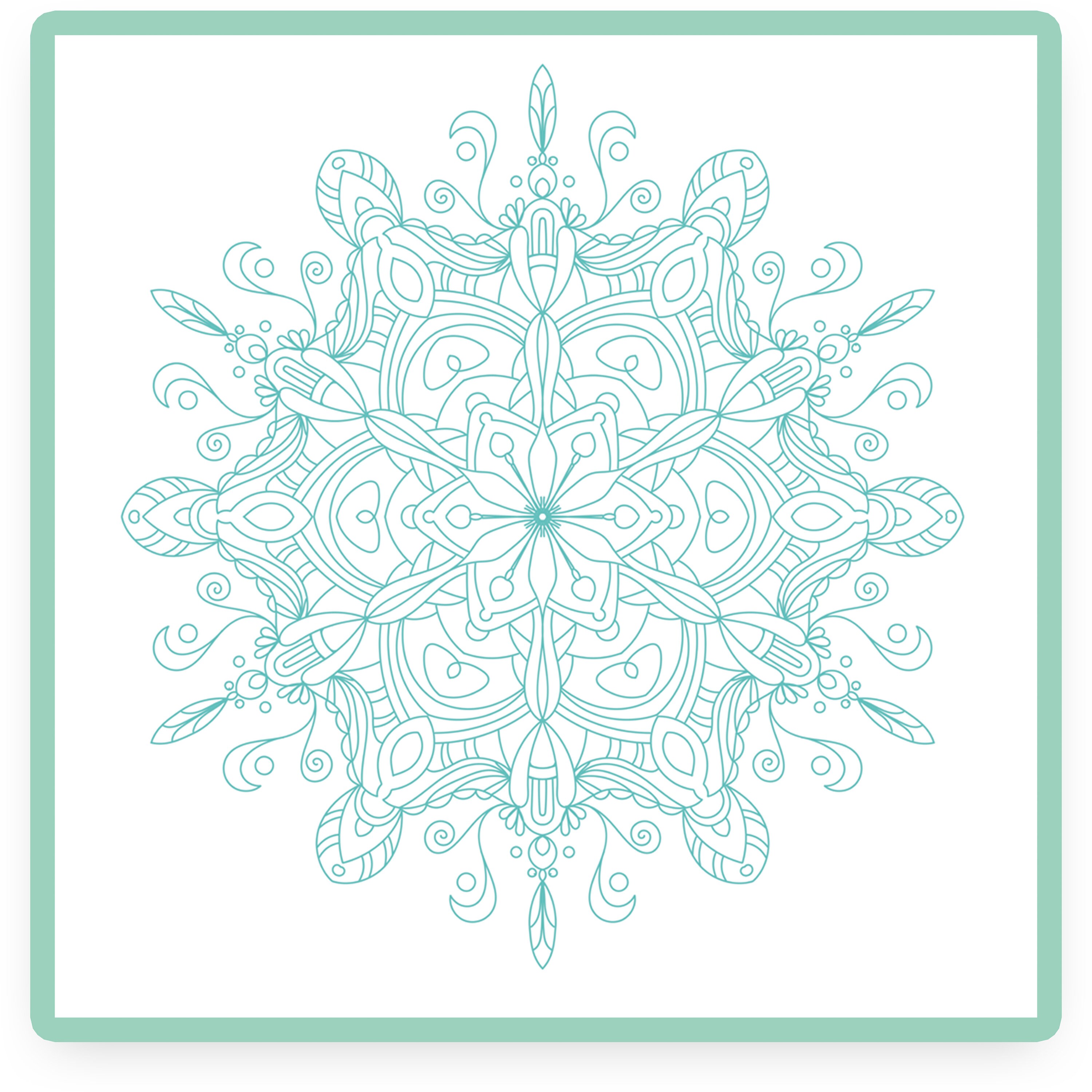 Mandala Digital Download to Print on A4 - Pack of 5 ( #17 ) - Etsy