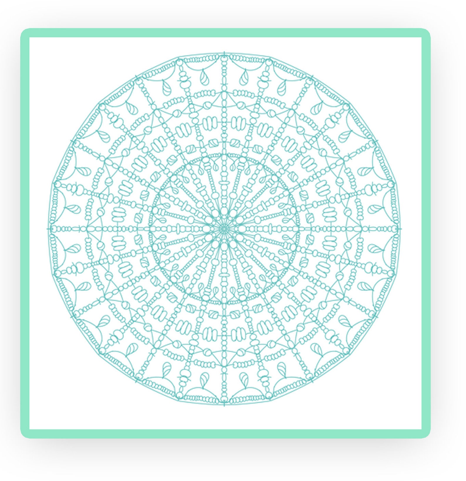 Mandala Digital Download to Print on A4 - Pack of 5 ( #1 ) - Etsy