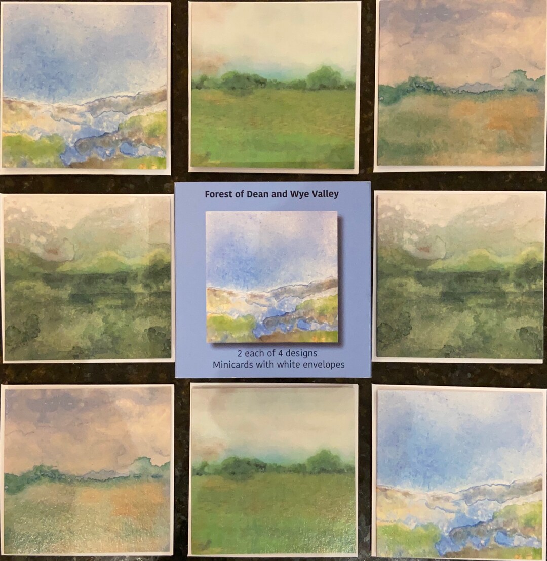 LANDSCAPE Mini Cards Boxset Landscape Designs Lisa Dear Artworks - Etsy