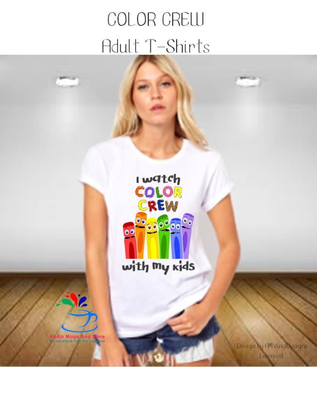 Color Crew Adult Shirts - Etsy