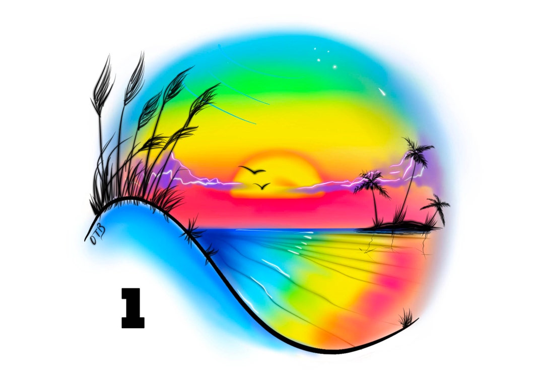 Sublimated Ink Air Brush Shirts, Airbrush With Sublimation Ink ...