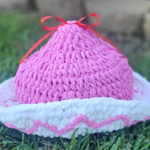 Strawberry Shortcake and Friends Inspired, CAFE OLE Crochet Adult Bucket Hat, Rave Hat - Etsy