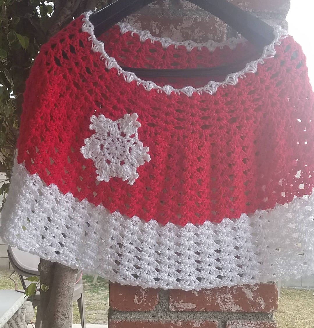 Crochet Short Poncho/cape - Etsy