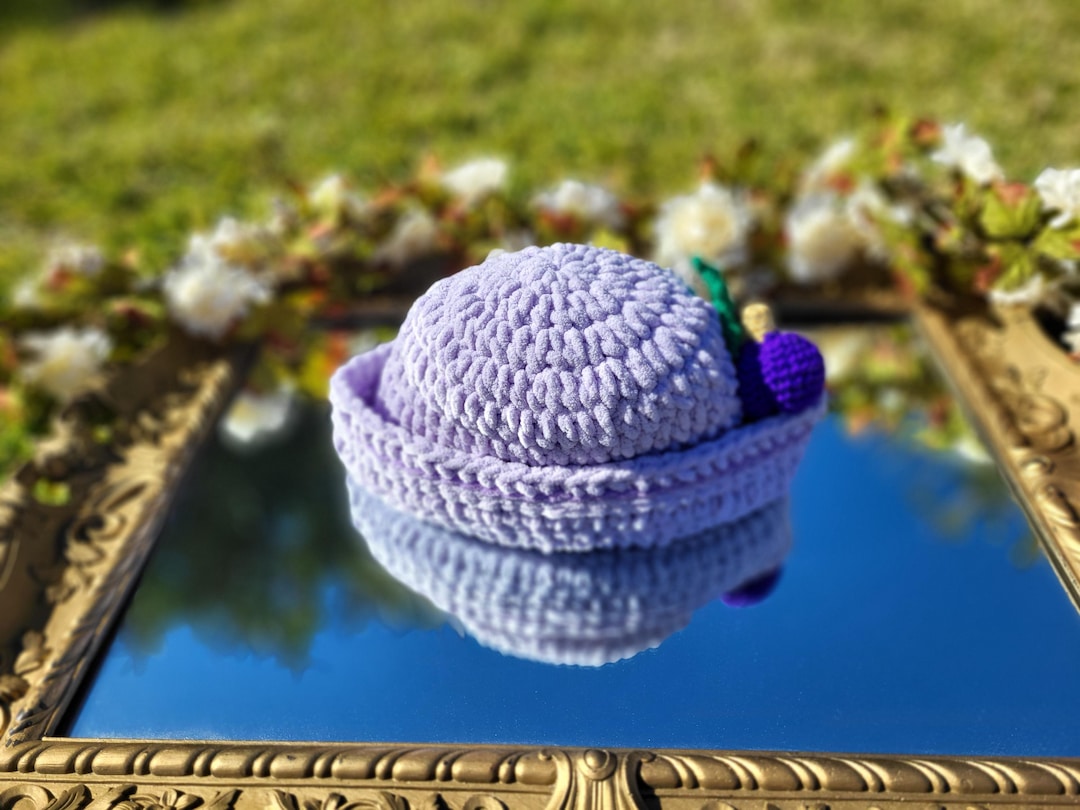 Handmade Crochet Bucket Hat: Plum Puddin Inspired Rave Hat - Etsy
