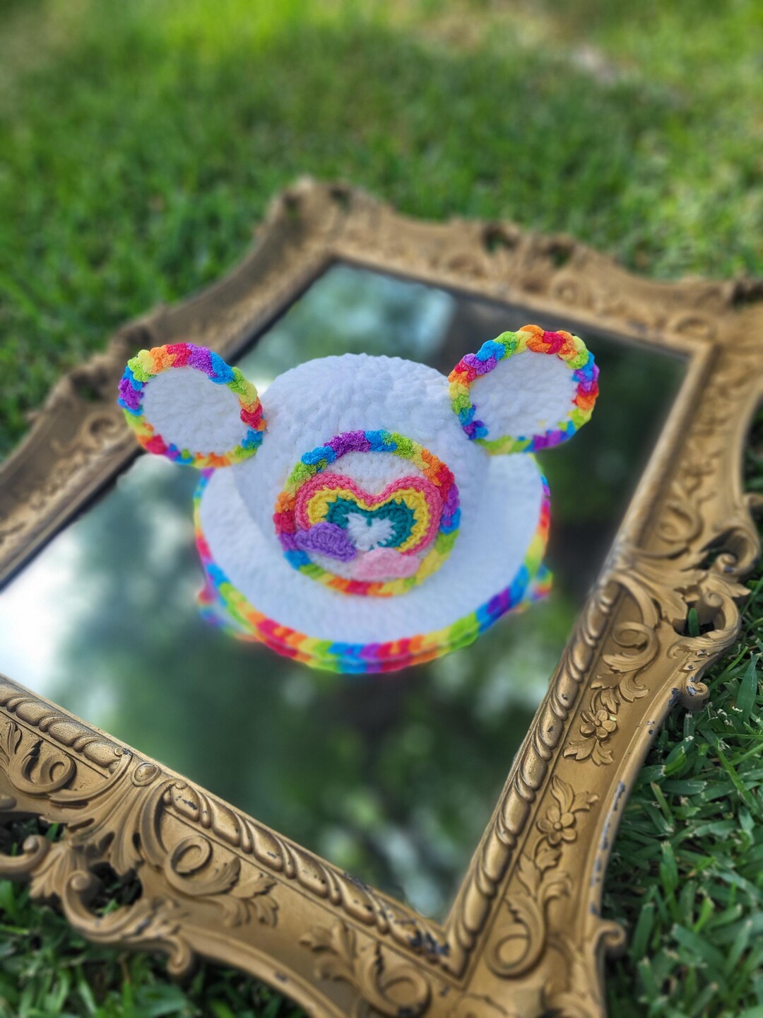 Crochet Care Bear Bucket Hat: Rave Festival Costume - Etsy