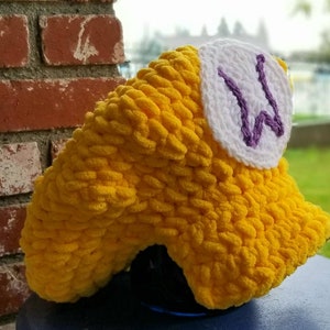 Mario Bros. Inspired, WARIO Crochet Bucket Hat, Rave Hat, Festival Wear ...