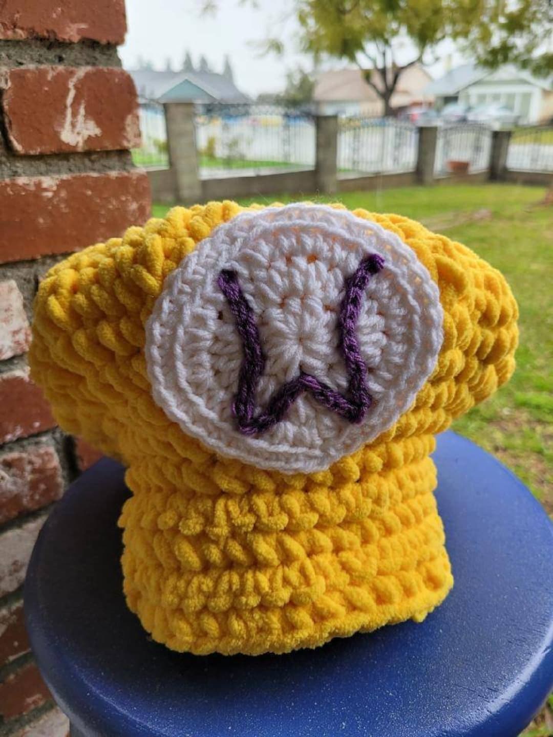 Mario Bros. Inspired, WARIO Crochet Bucket Hat, Rave Hat, Festival Wear ...