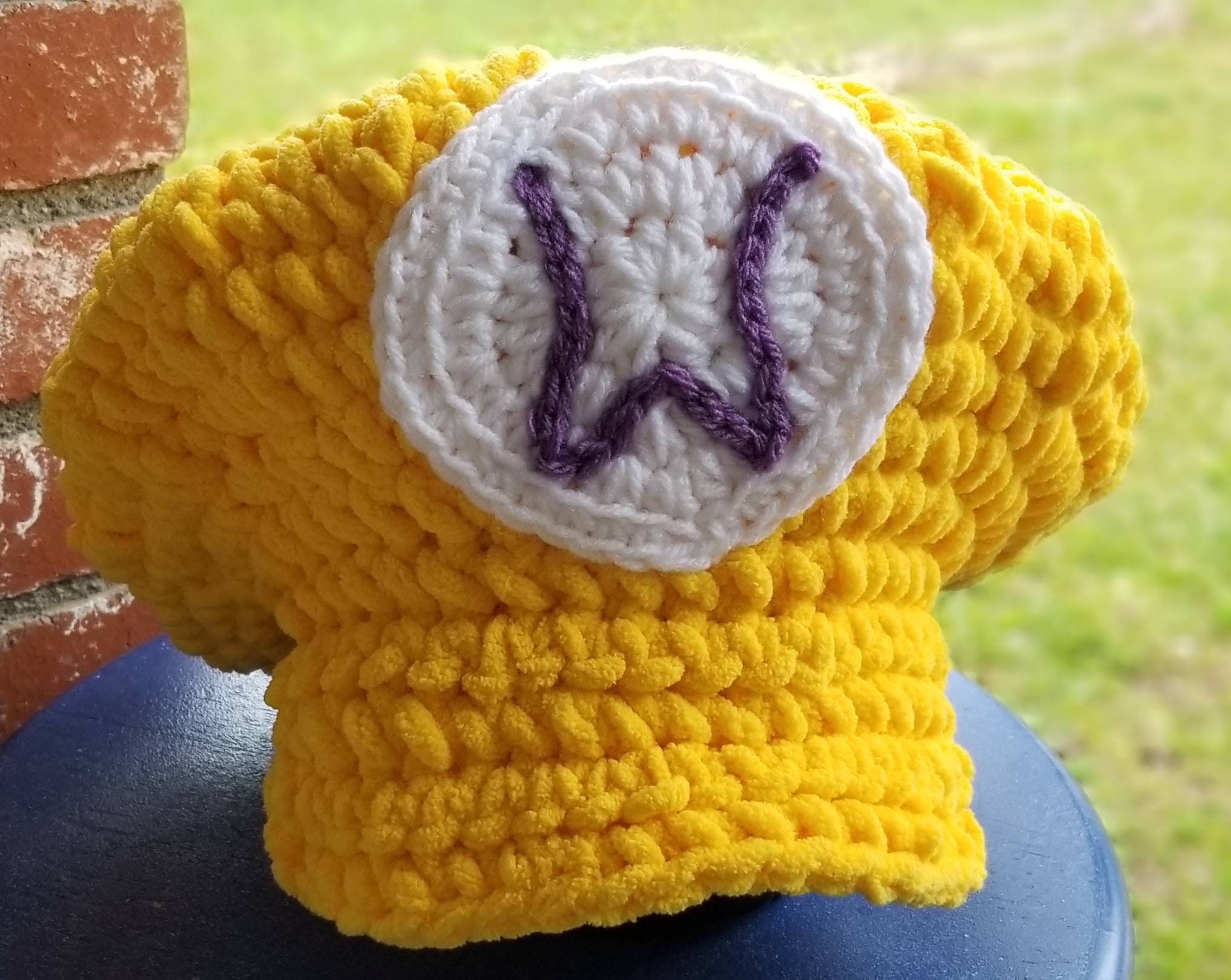 Mario Bros. Inspired WARIO Crochet Bucket Hat Rave Hat - Etsy