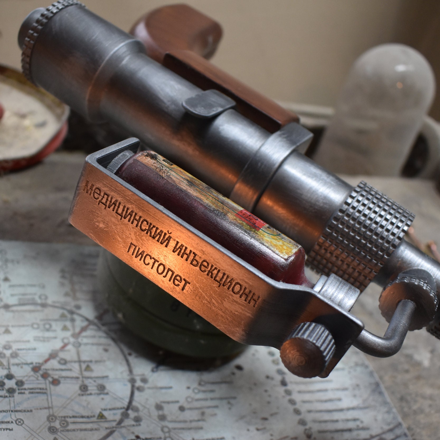 Metro Exodus Syringe Gun Post Apocalypse Metro Exodus 3D - Etsy