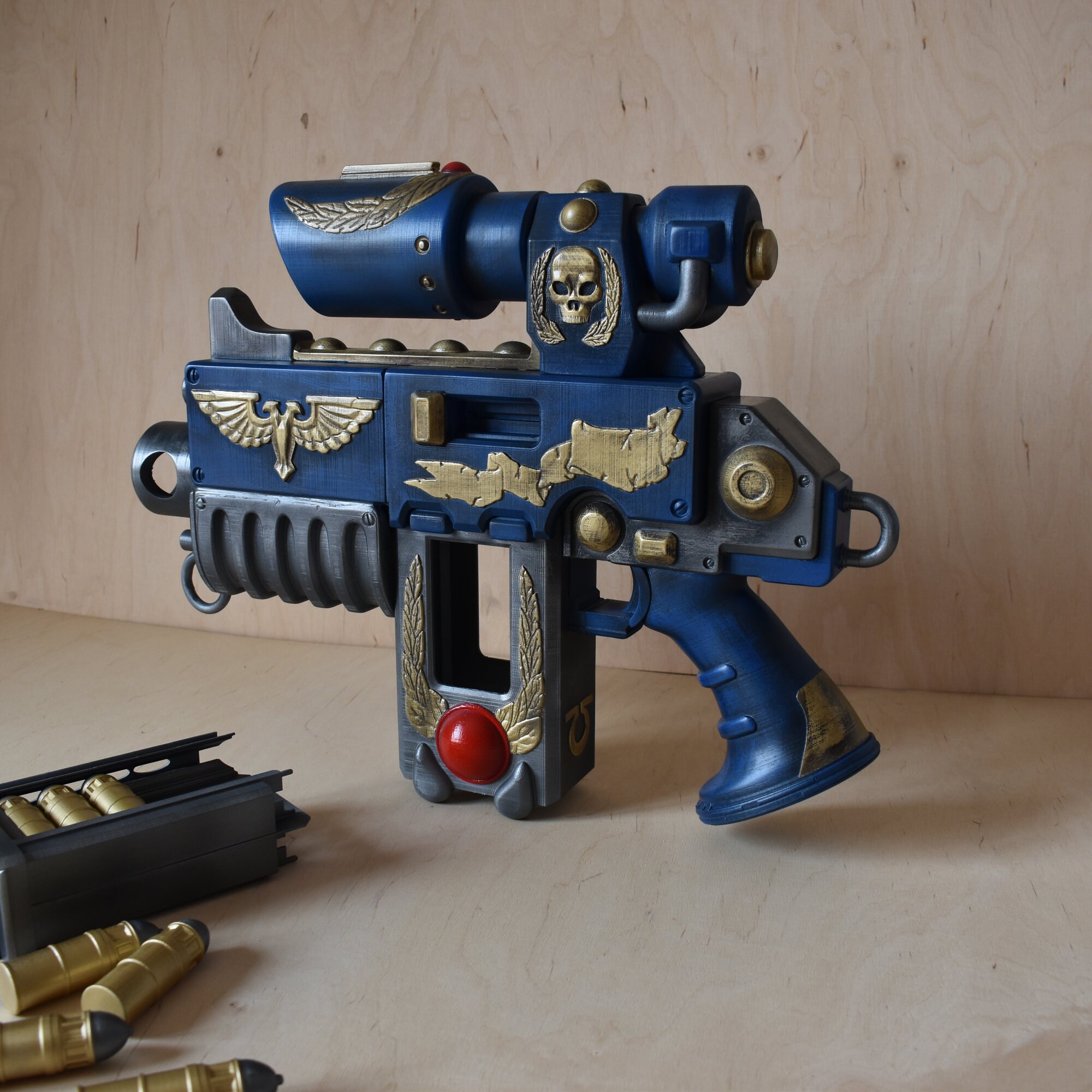Warhammer 40k bolter Warhammer 3D printed Cosplay | Etsy