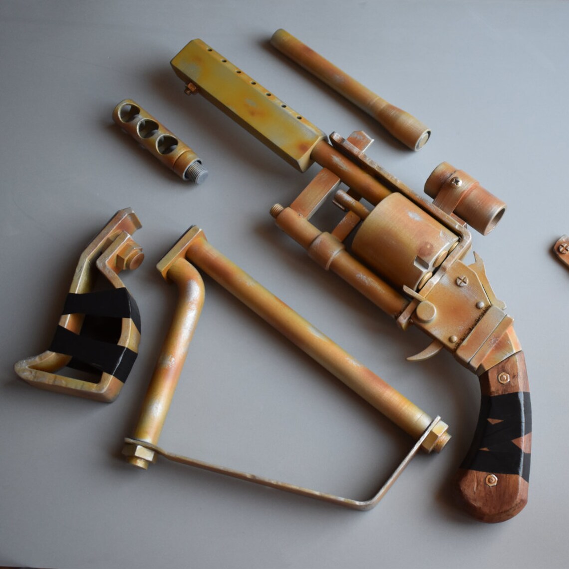 Fallout Pipe Revolver Fully modular Post apocalyptic 3D | Etsy