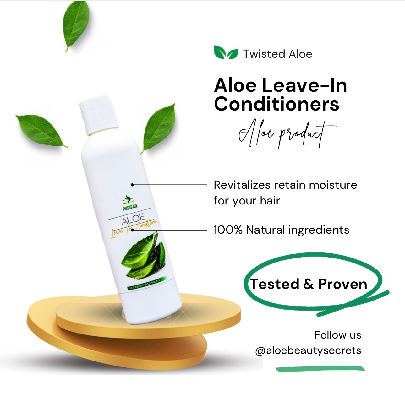 Aloe Vera Leave In Hair Conditioner Etsy