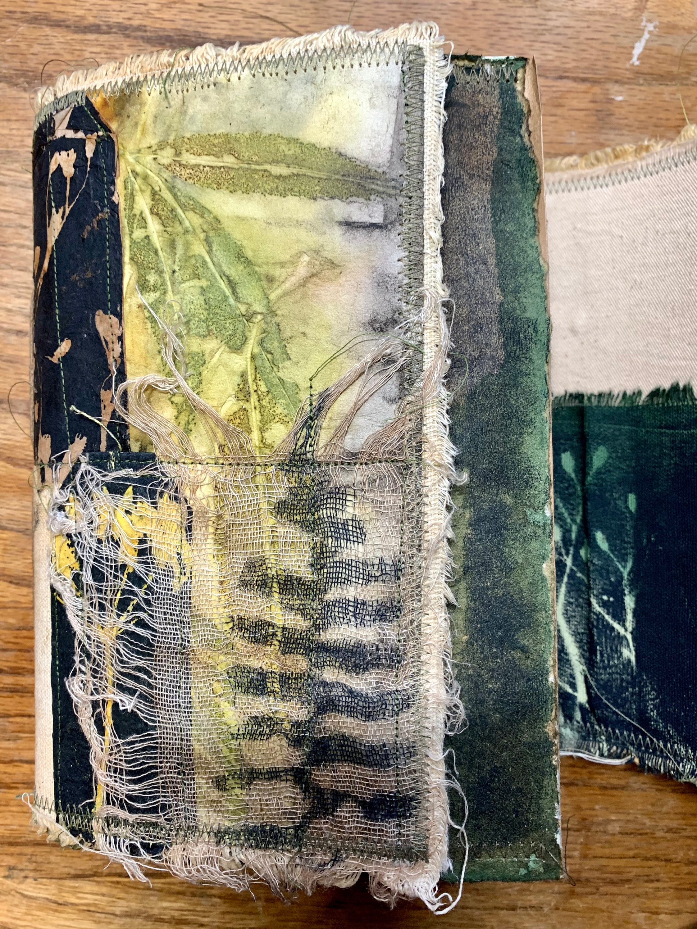 birds artist book/junk journal Eco printed Other Assemblage Art ...