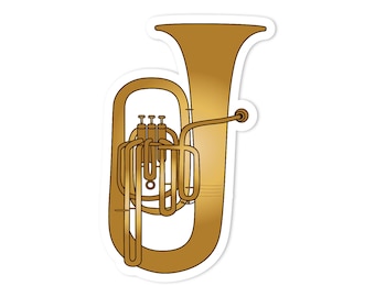 Tuba Sticker - Etsy