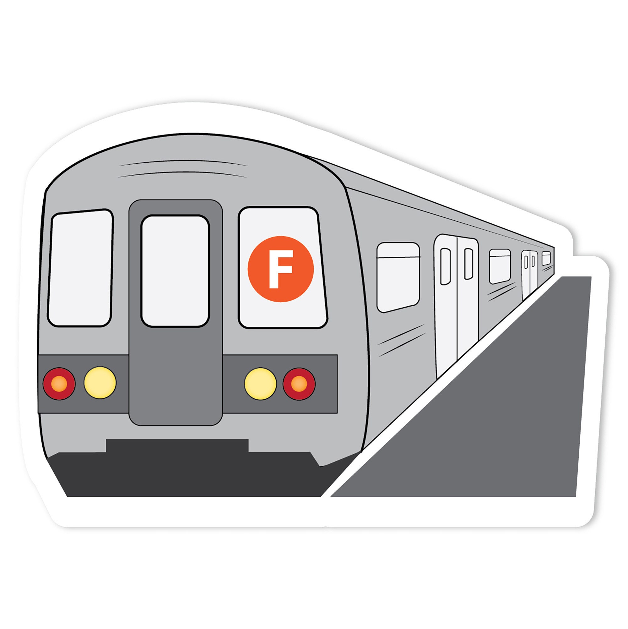 NYC Subway Sticker | Etsy