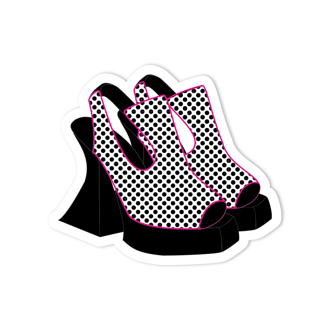 Funky Sandals Sticker - Etsy
