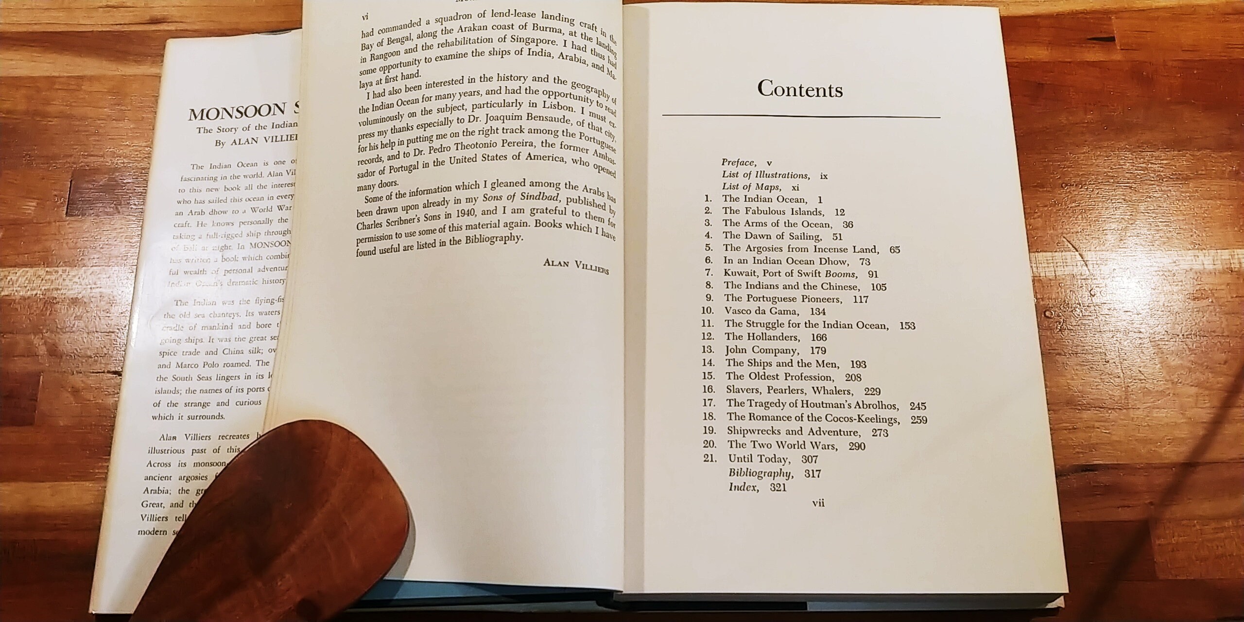 Monsoon Seas: The Story of the Indian Ocean by Alan Villiers - First ...