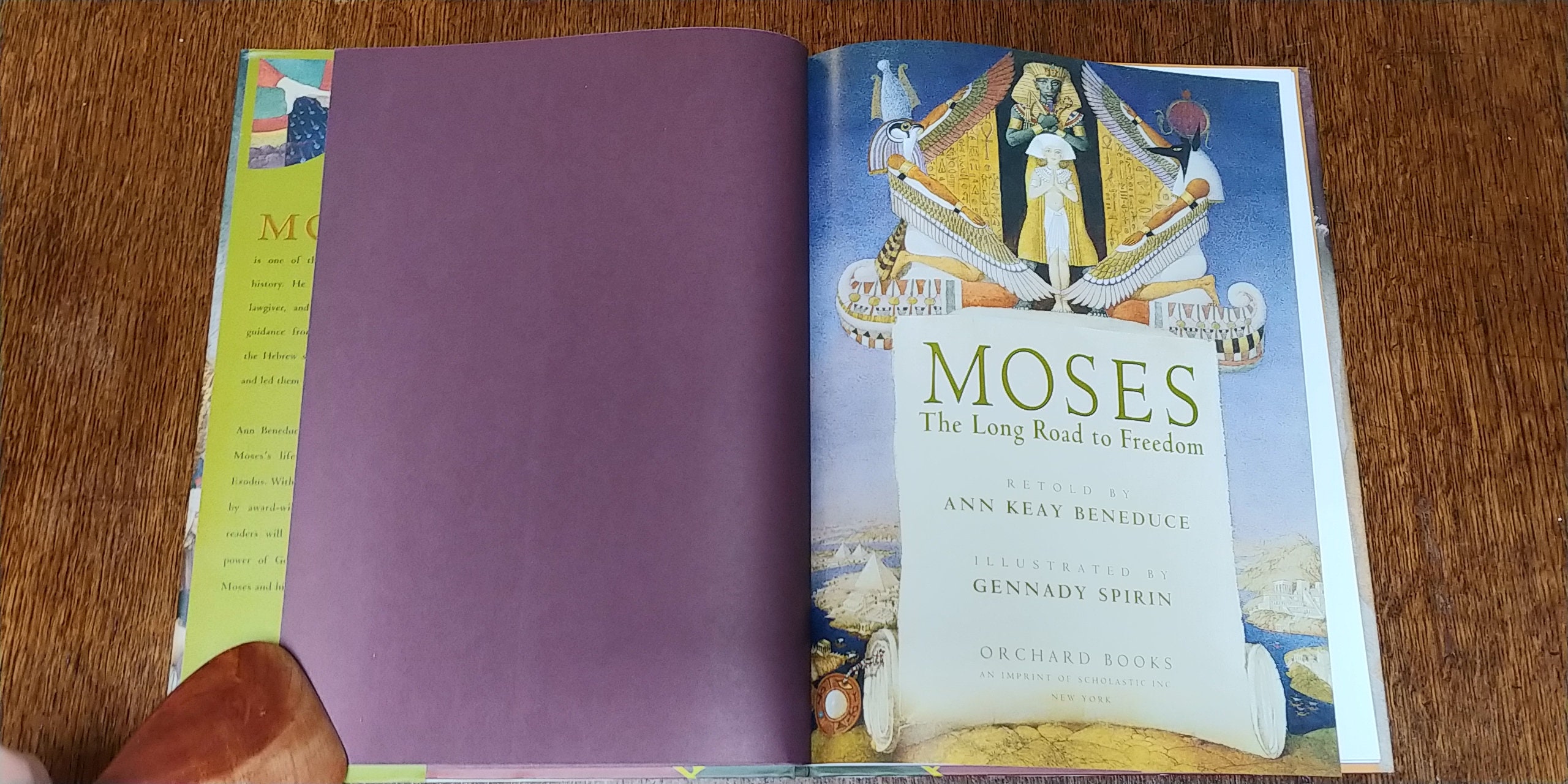 Moses: The Long Road to Freedom by Ann Keay Beneduce, illustrated by ...