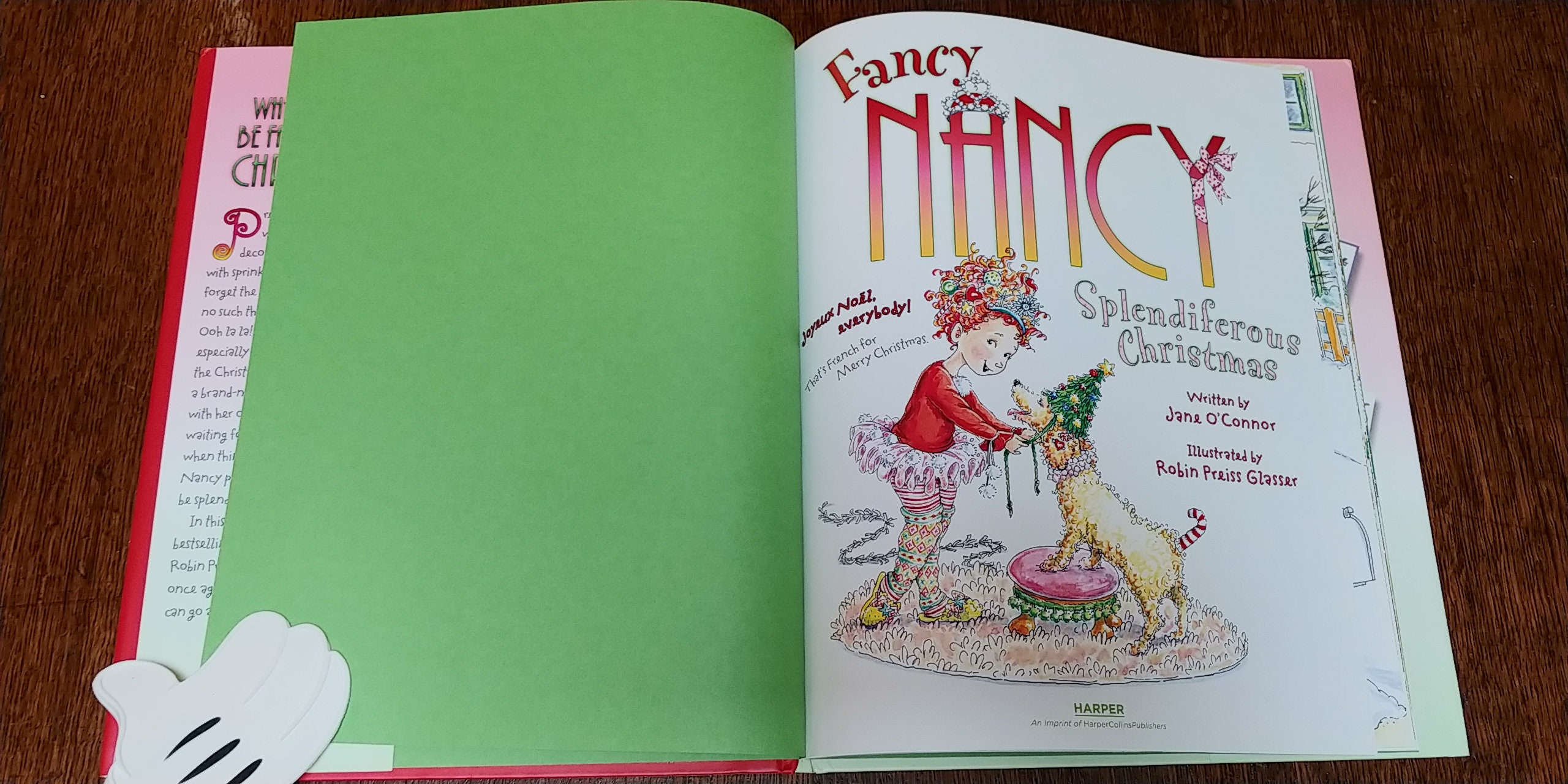 Fancy Nancy Splendiferous Christmas by Jane O'Connor and Robin Preiss ...